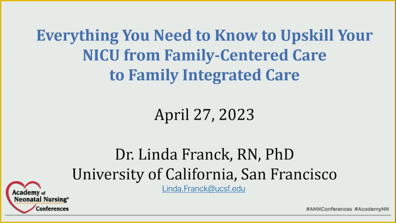Everything You Need to Know to Upskill Your NICU from Family-Centered ...