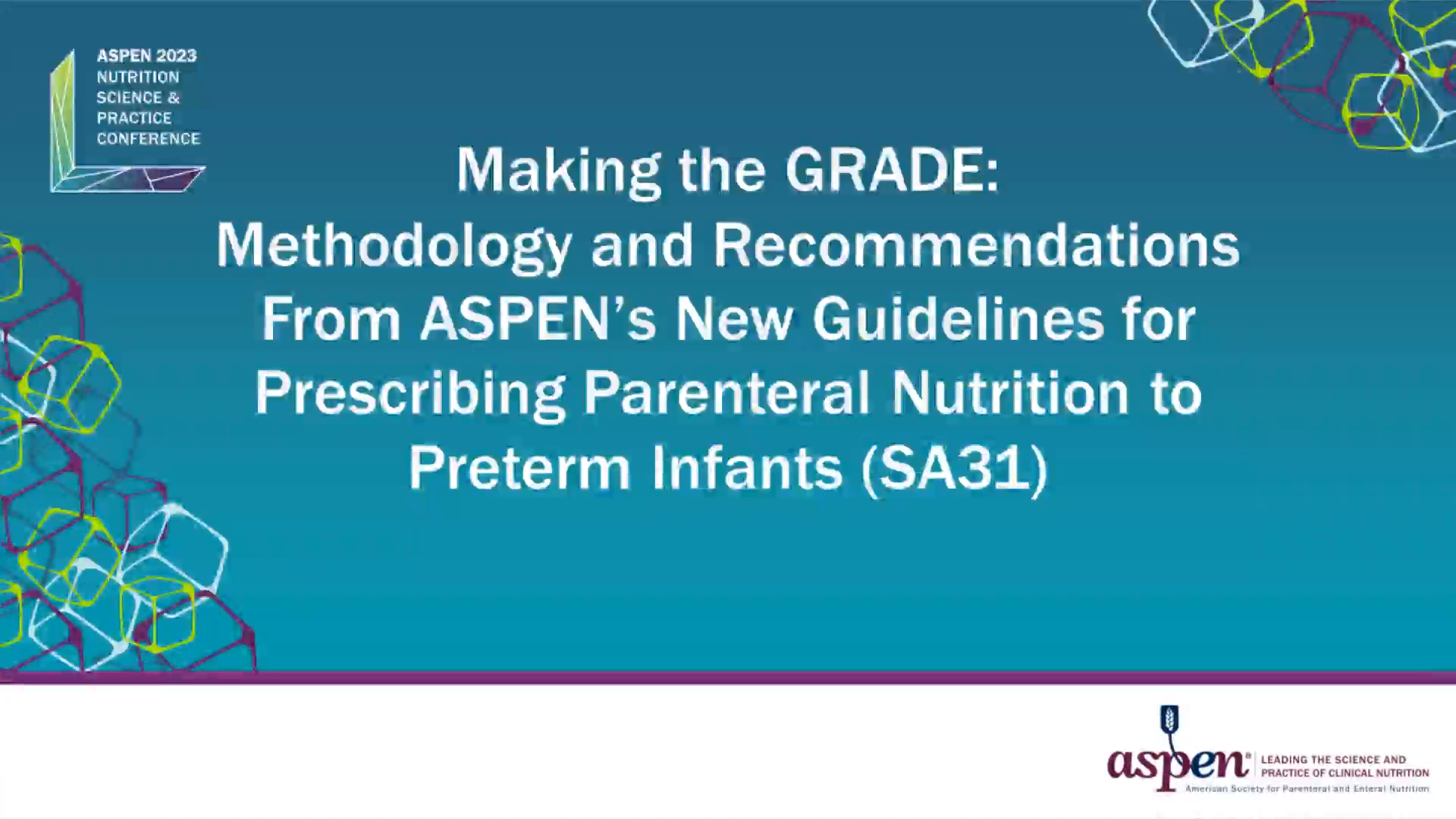 American Society for Parenteral and Enteral Nutrition