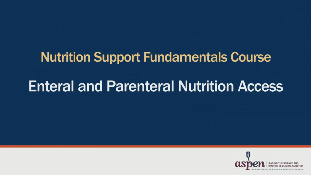 American Society for Parenteral and Enteral Nutrition