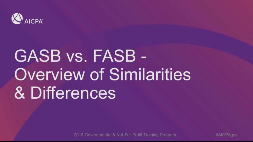 GASB Vs FASB Overview Of Similarities Differences