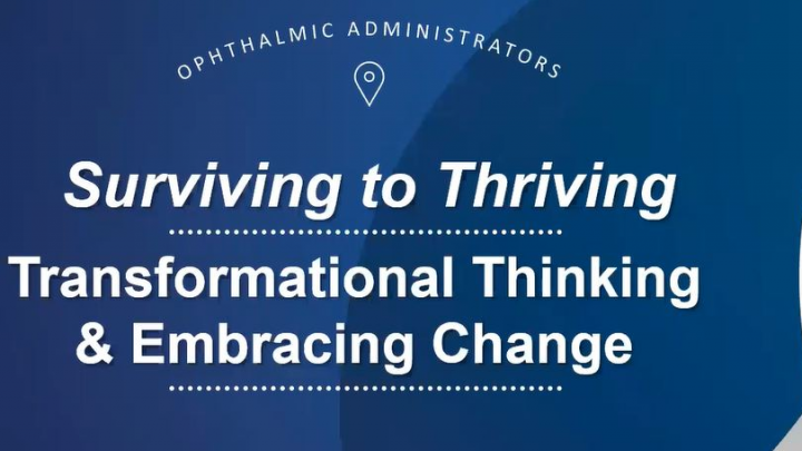 ASOAnalytics - Surviving to Thriving: Transformational Thinking and ...