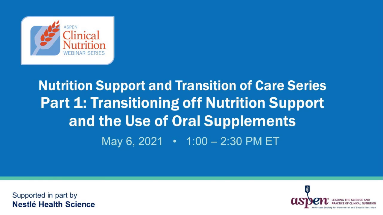 Enteral Nutrition In The Prevention And Treatment Of