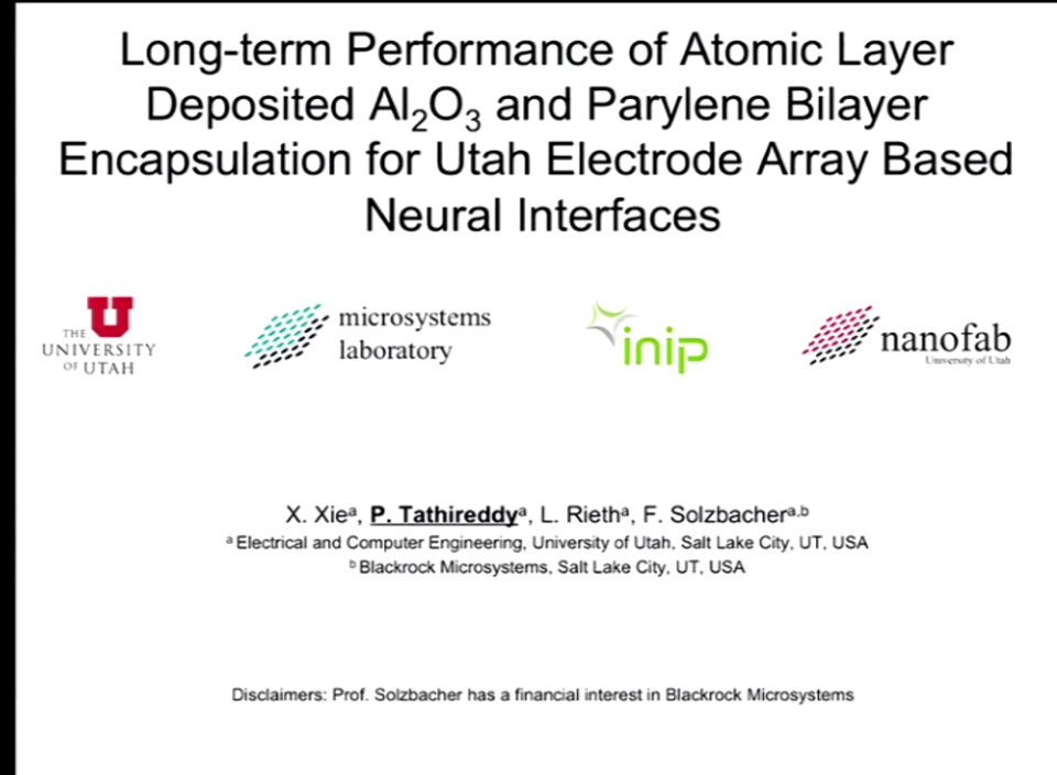 Atomic Layer Deposited Al2O3 and Parylene C Bi-layer Encapsulation for ...