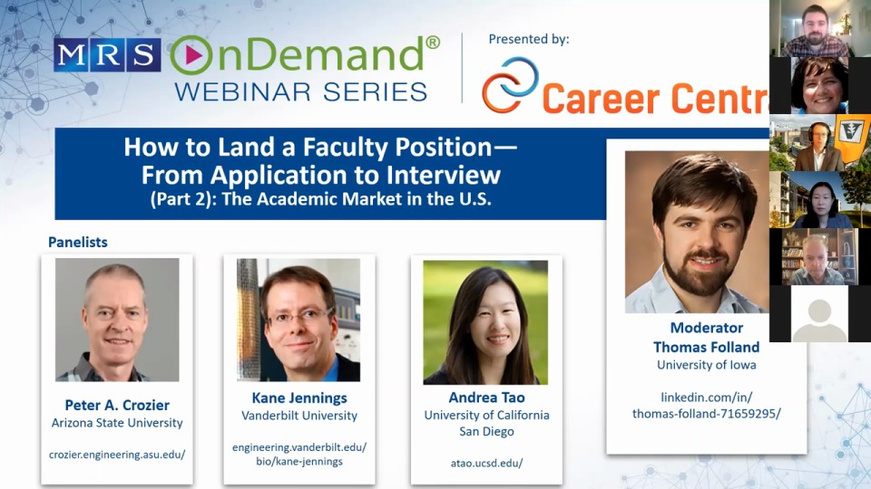 How to Land a Faculty Position—From Application to Interview (Part 2 ...