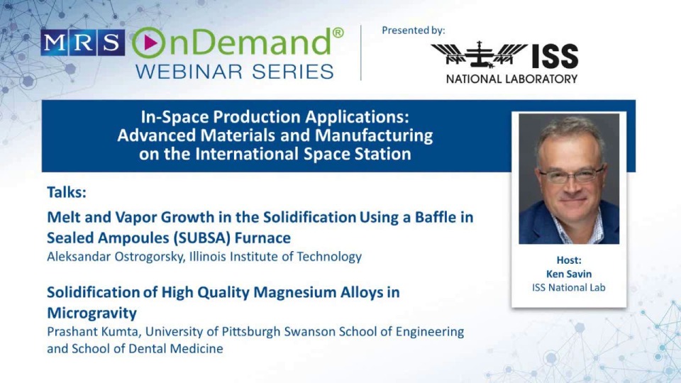 In-Space Production Applications: Advanced Materials and Manufacturing ...