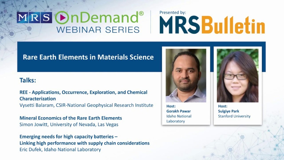 Rare Earth Elements in Materials Science