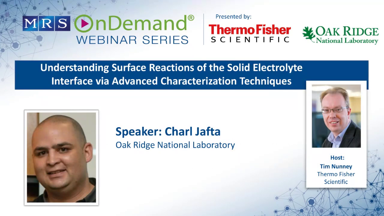 Understanding Surface Reactions of the Solid Electrolyte Interface via ...