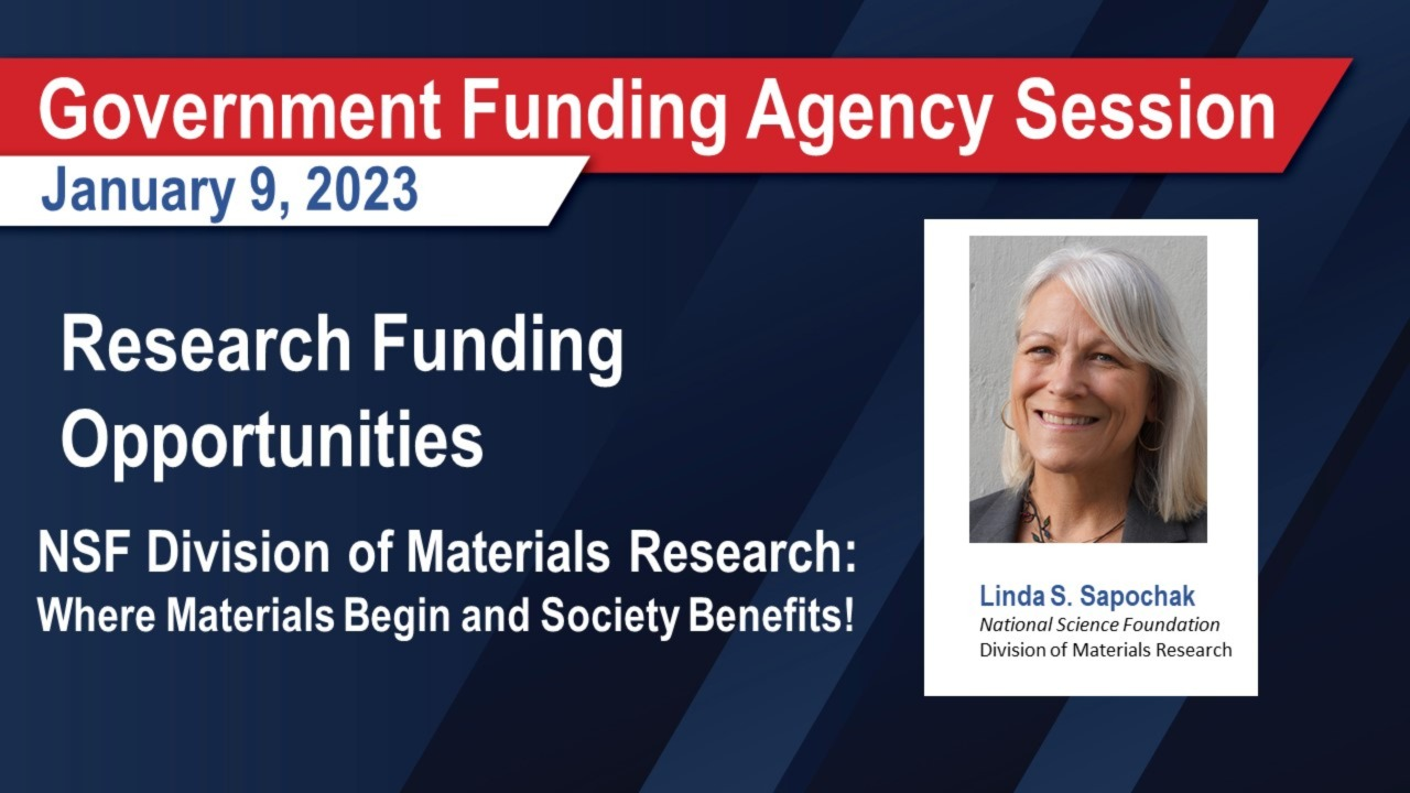 NSF Division of Materials Research: Where Materials Begin and Society Benefits!