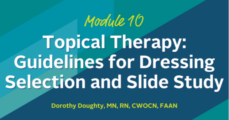 Topical Therapy: Guidelines for Dressing Selection and Slide Study